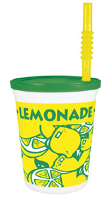 Plastic Lemonade Cups: Fresh Squeezed Lemonade